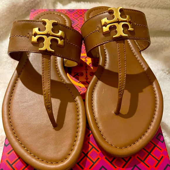 Tory Burch | Shoes | Tory Burch Everly Backless Flat Thong Sandals ...